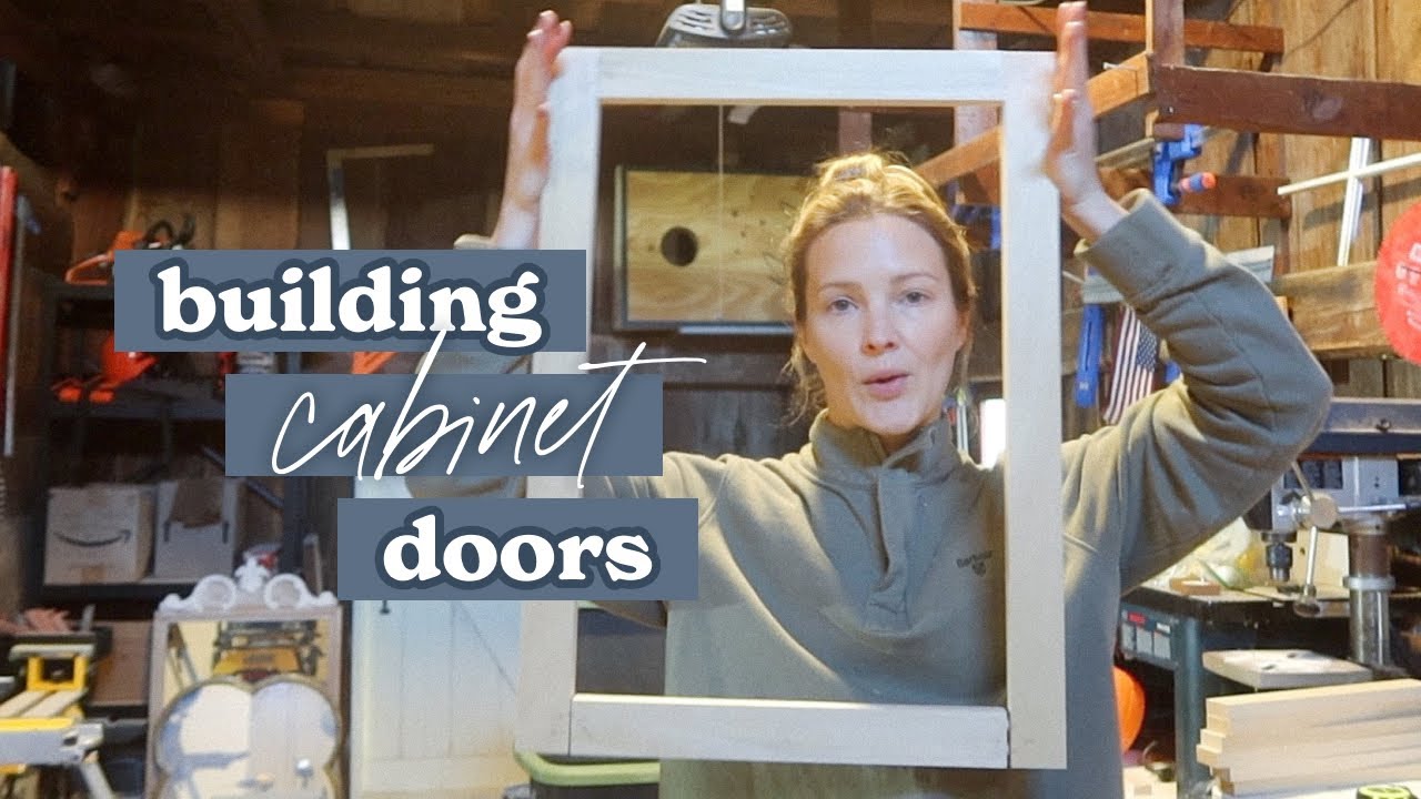 DIY OFFICE DESIGN EP 10: Building cabinet door frames - YouTube