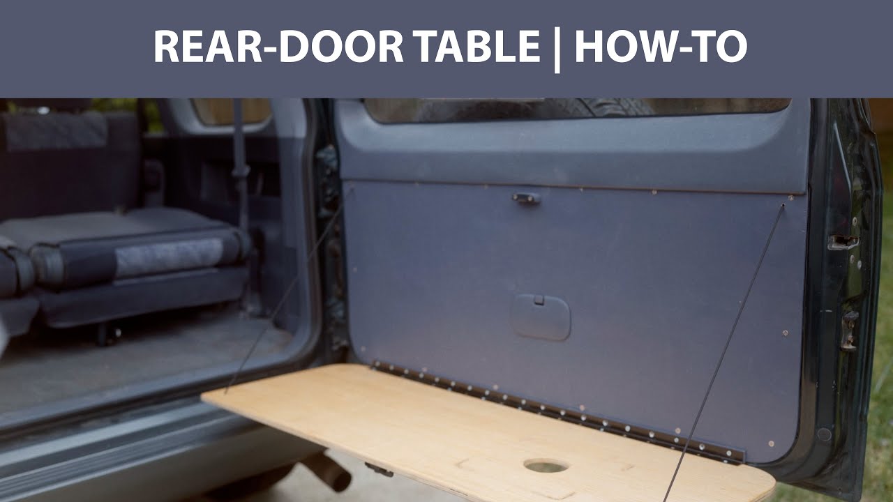Road to Overlanding | Pt. 2 | Rear-door Table | LC Prado 95 - YouTube