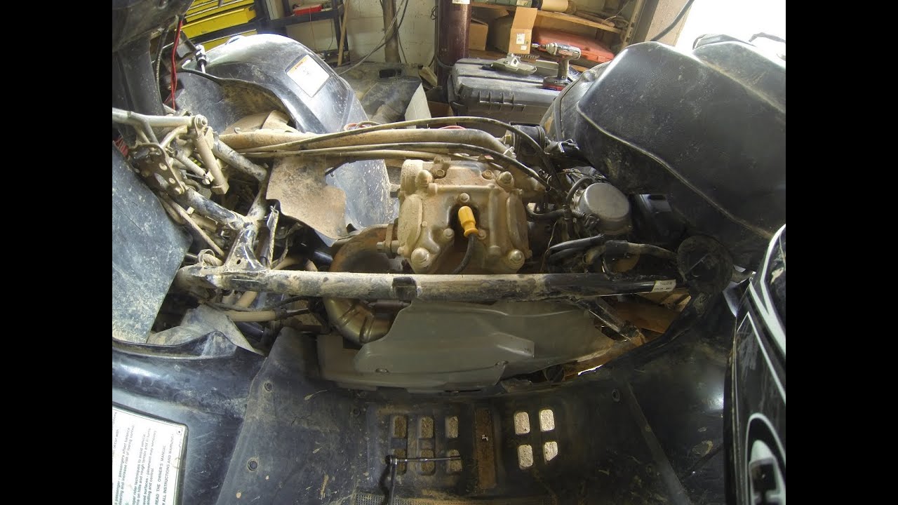 Fastest Honda Rincon Valve Adjustment Ever - YouTube