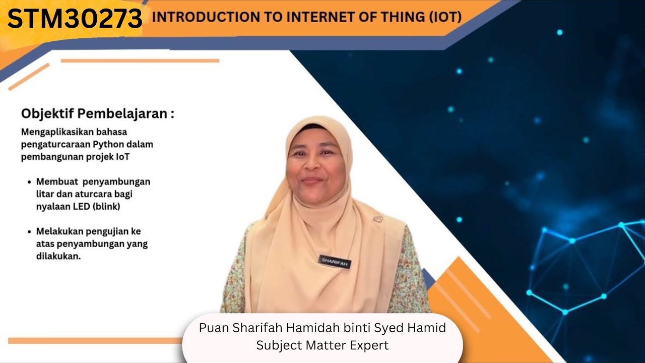 STM 30273 INTERNET OF THINGS Penyambungan litar dan pembinaan kod ...