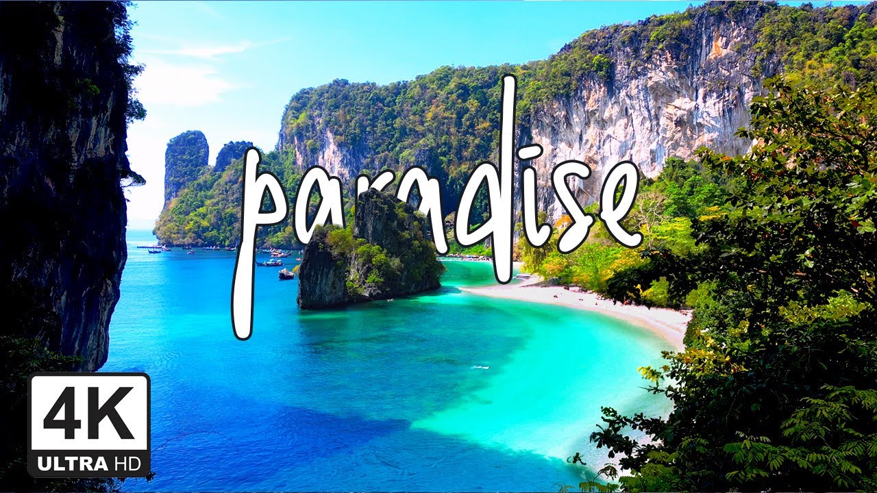 The World's Most Beautiful Beaches w/ Peaceful Relaxing Music (4K UHD ...