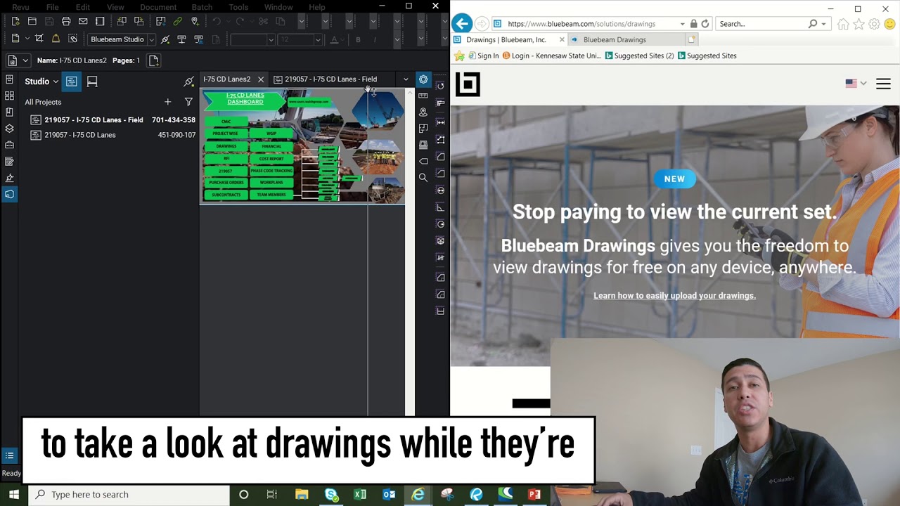 Bluebeam Drawings App - YouTube