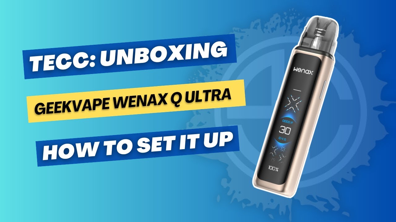 GeekVape Wenax Q Ultra is a GAMECHANGER | Unbox & Setup - YouTube