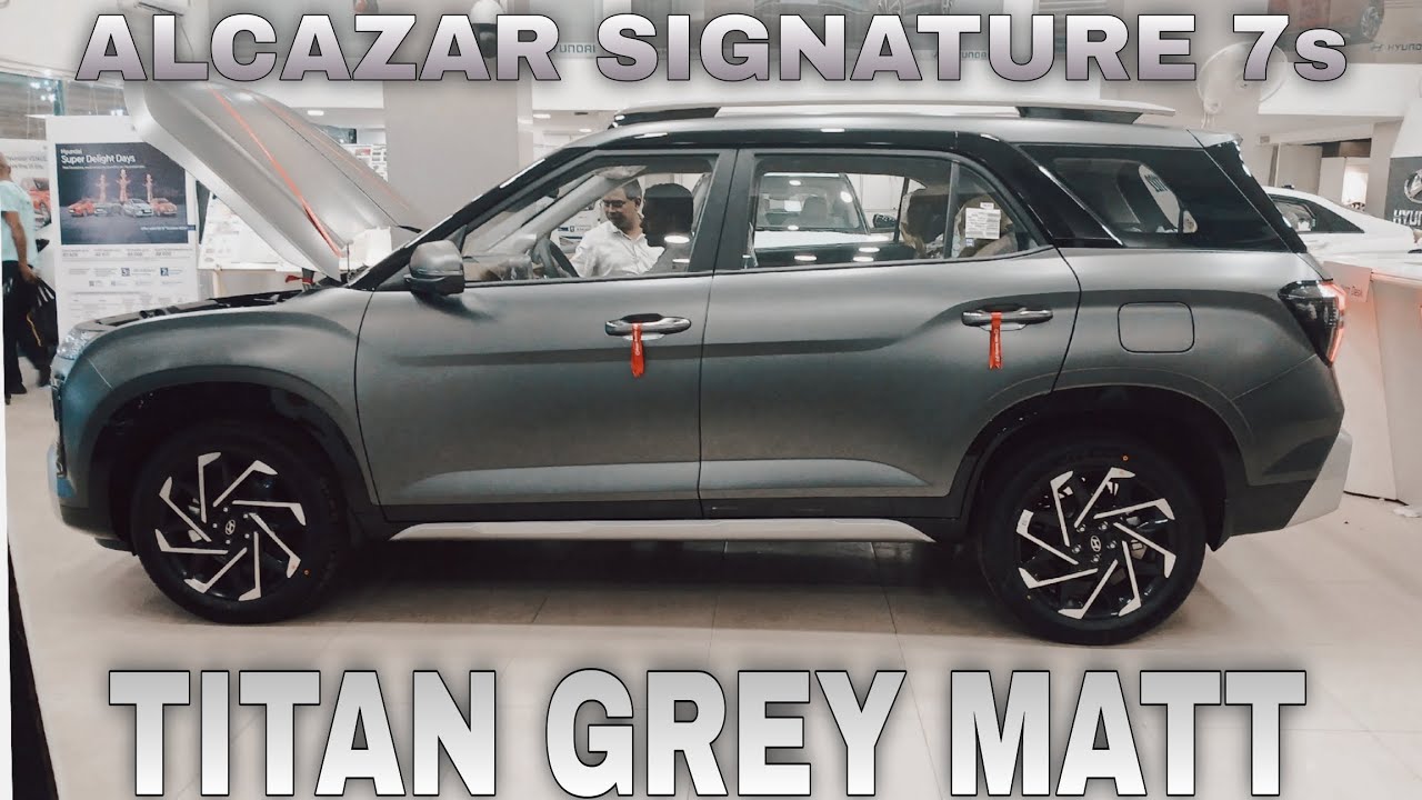 Alcazar Signature 7s Mt, Titan Grey Matt - YouTube
