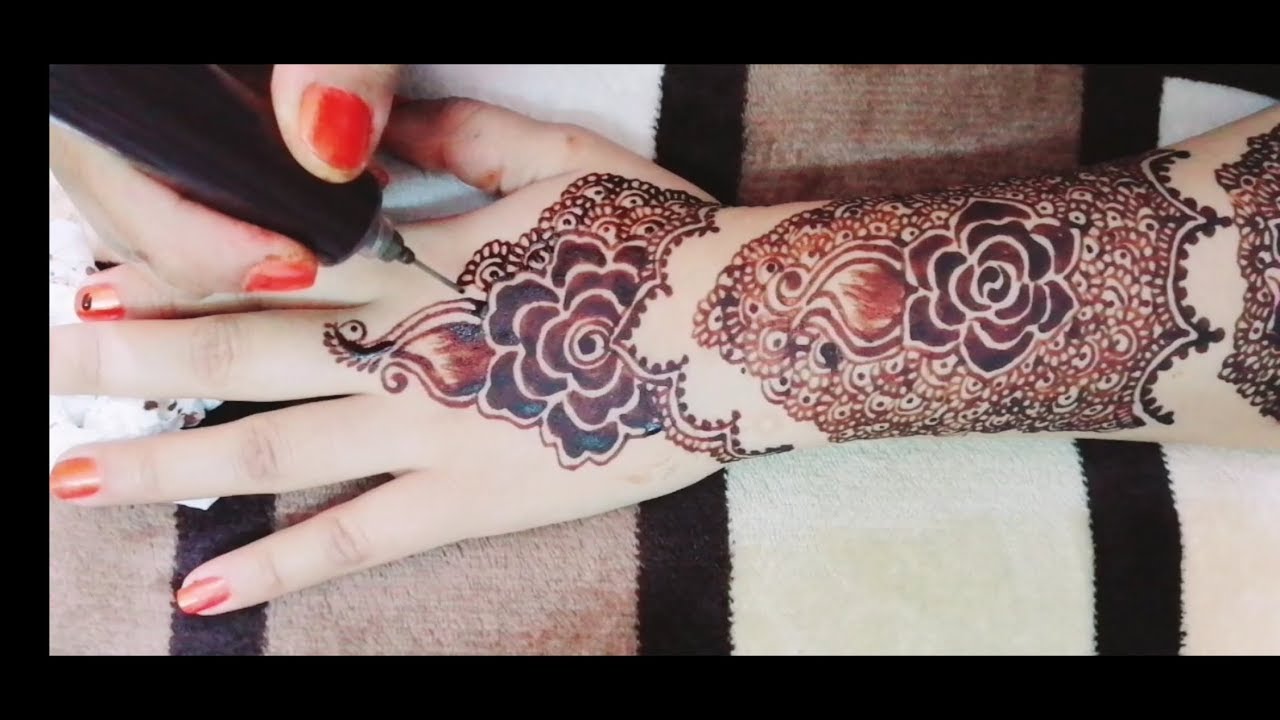 Bridal Syringe Mehndi Designs l Ideas by Annie - YouTube