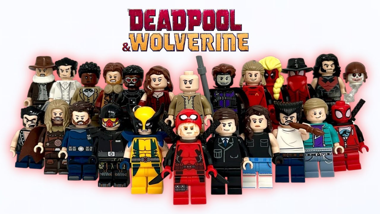 Lego Deadpool and Wolverine how to build all the main characters - YouTube
