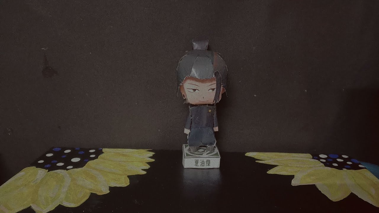 JJK(GETO SUGURU) papercraft anime standee TUTORIAL #skcraftzone # ...