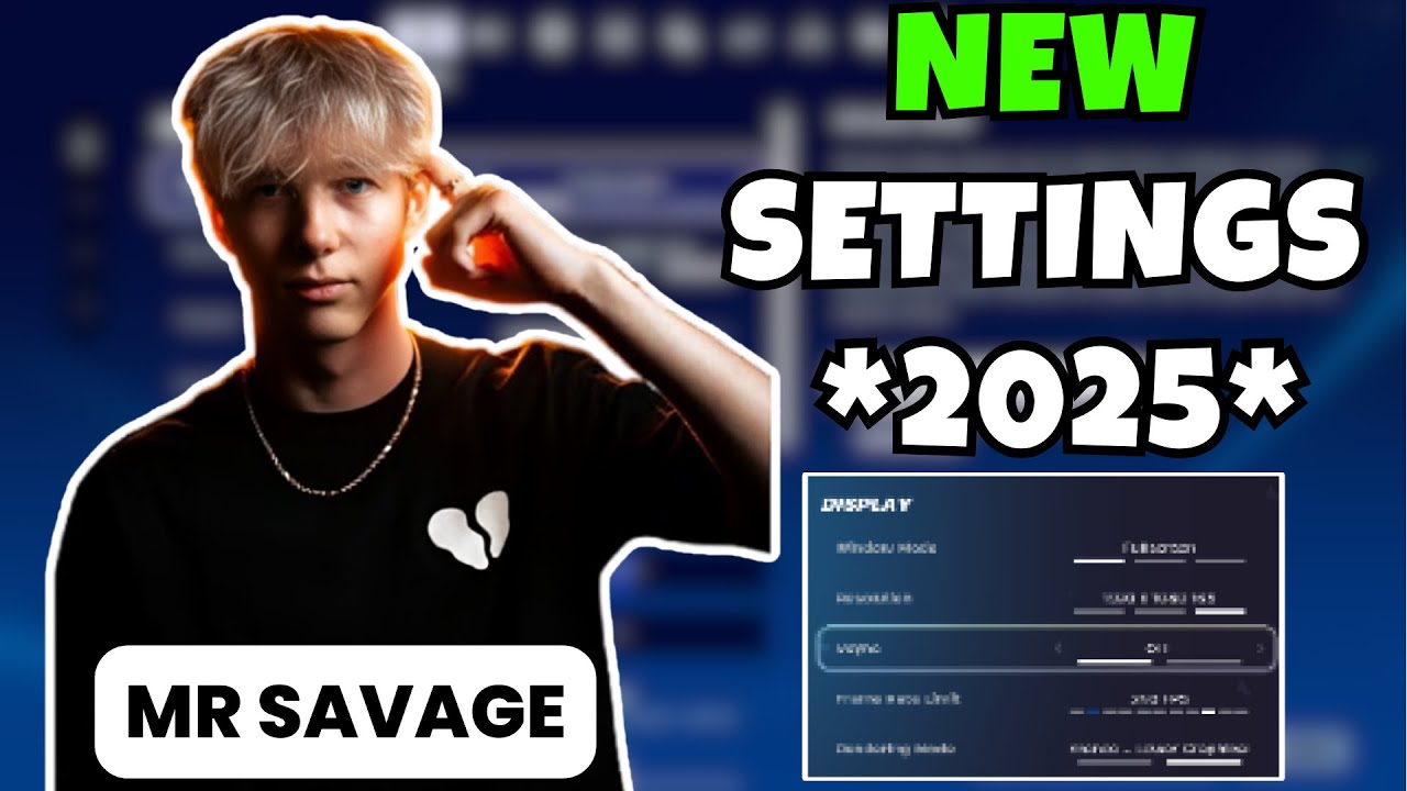 MrSavage *FINALLY* Reveals His NEW SECRET SETTINGS & SETUP! (2025 ...
