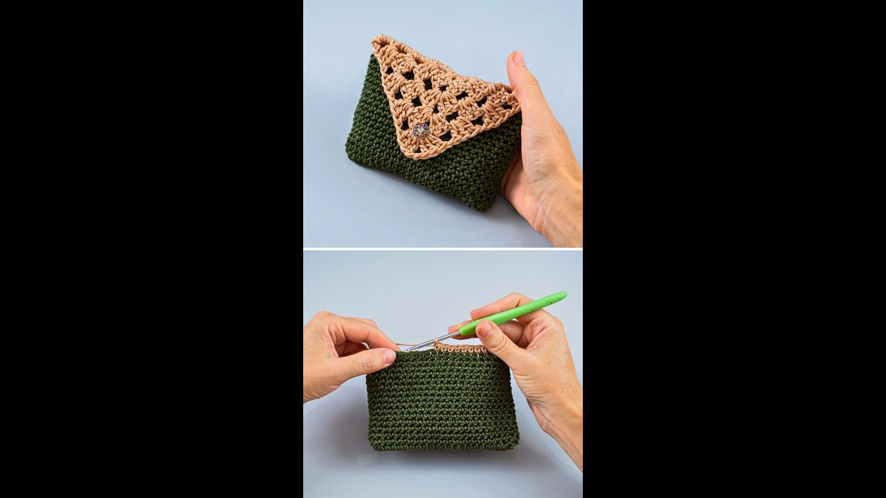 Easy crochet seamless wallet for beginners! Miarti🧶 - YouTube