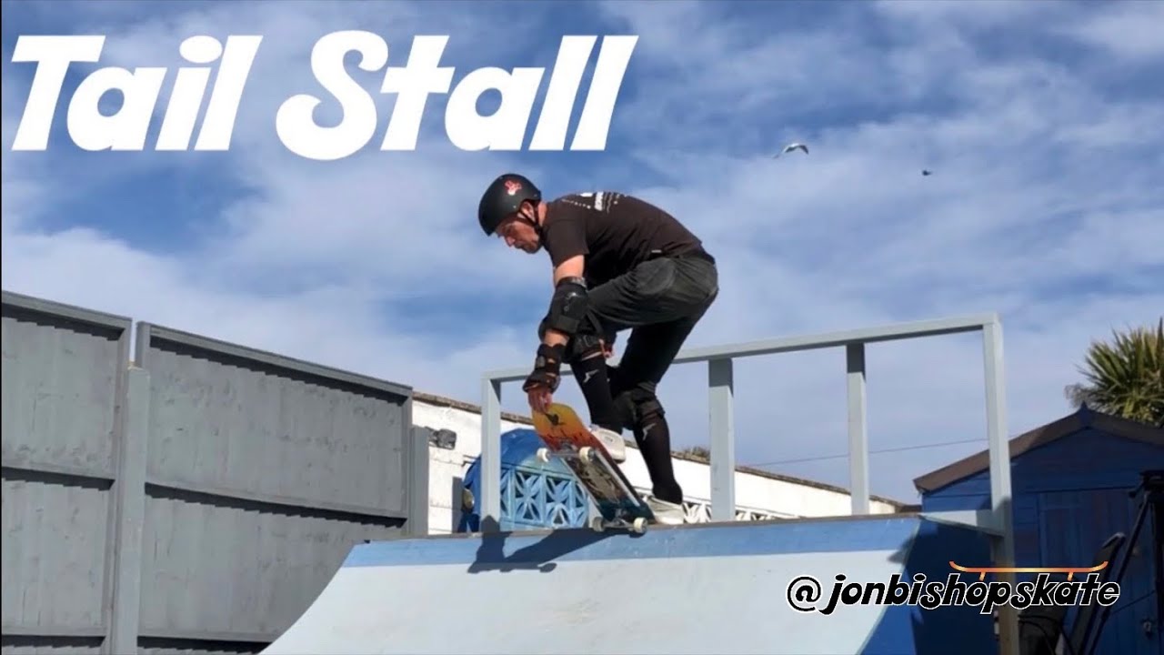 Learn to Tail Stall on a Mini Ramp on a Skateboard - YouTube
