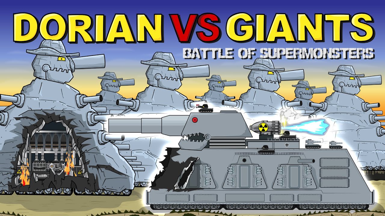 "One Dorian vs Seven Giants" - Cartoons about tanks - YouTube