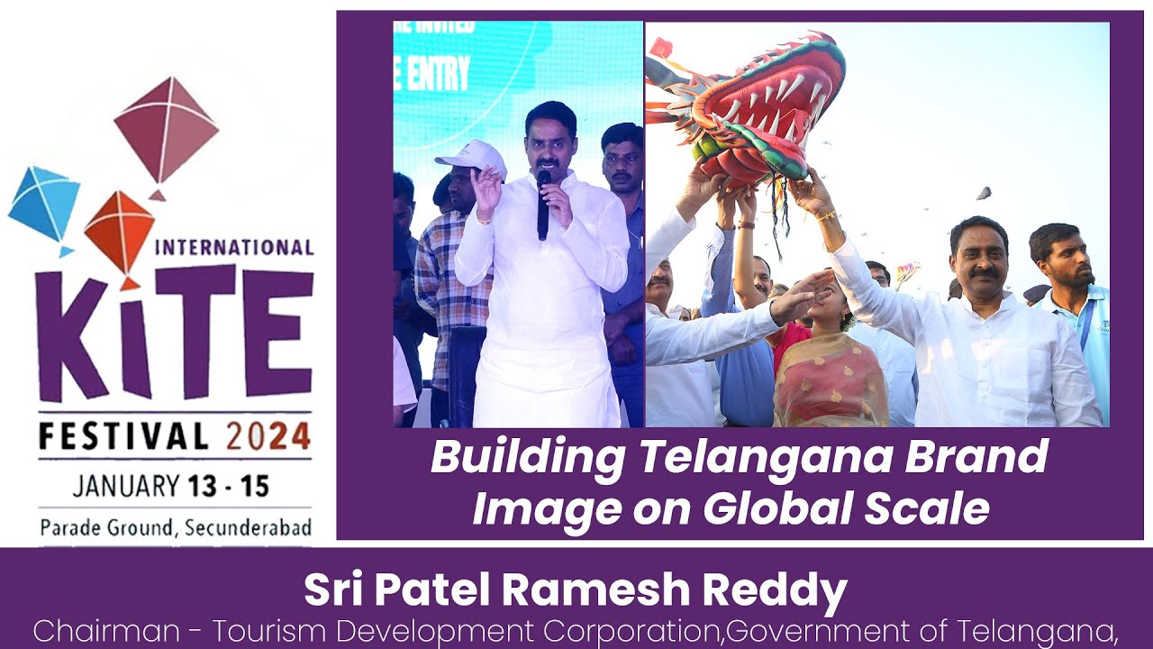 Patel Ramesh Reddy-Chairman-TDC | International Kite and Sweet Festival ...