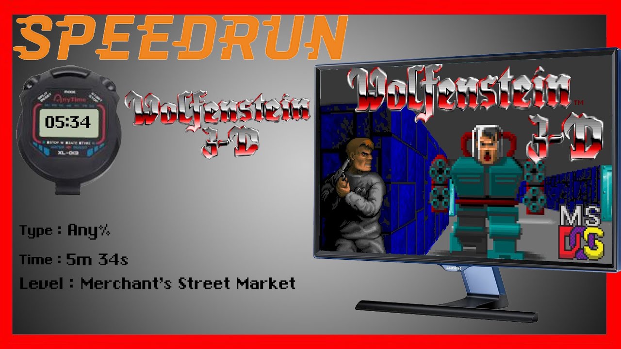 Speedrun Wolfenstein 3D : Episode 1 (GZDoom) - YouTube