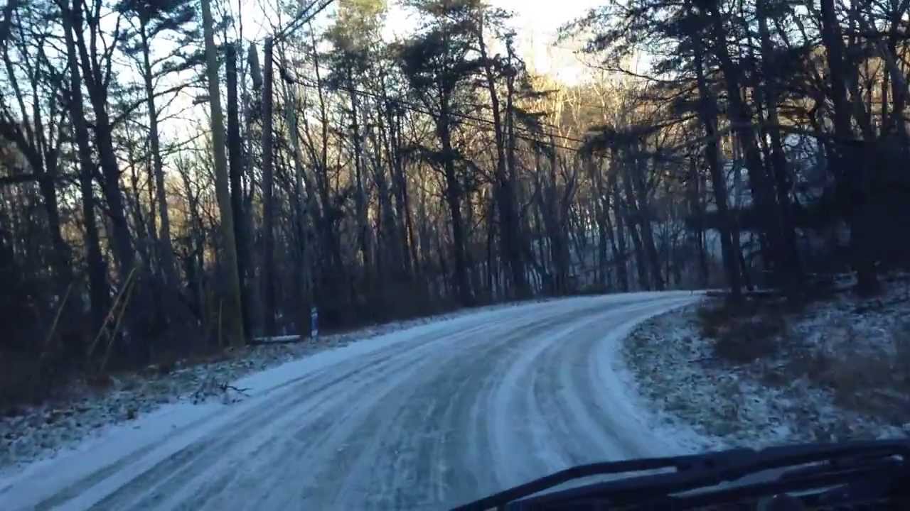 1/3/2014 Chattanooga, TN Snow Trip up (Elder Mountain) - YouTube