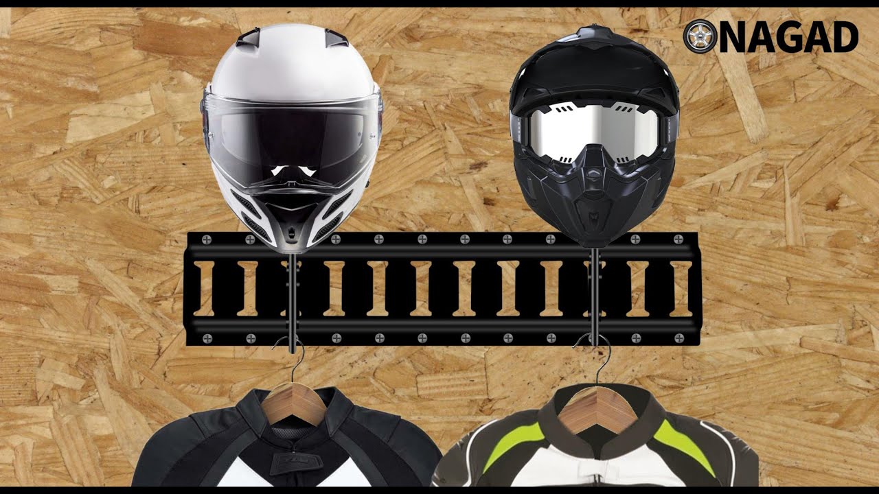 E Track Helmet Holder | E-Track Display Storage Organizer Hanger Rack ...