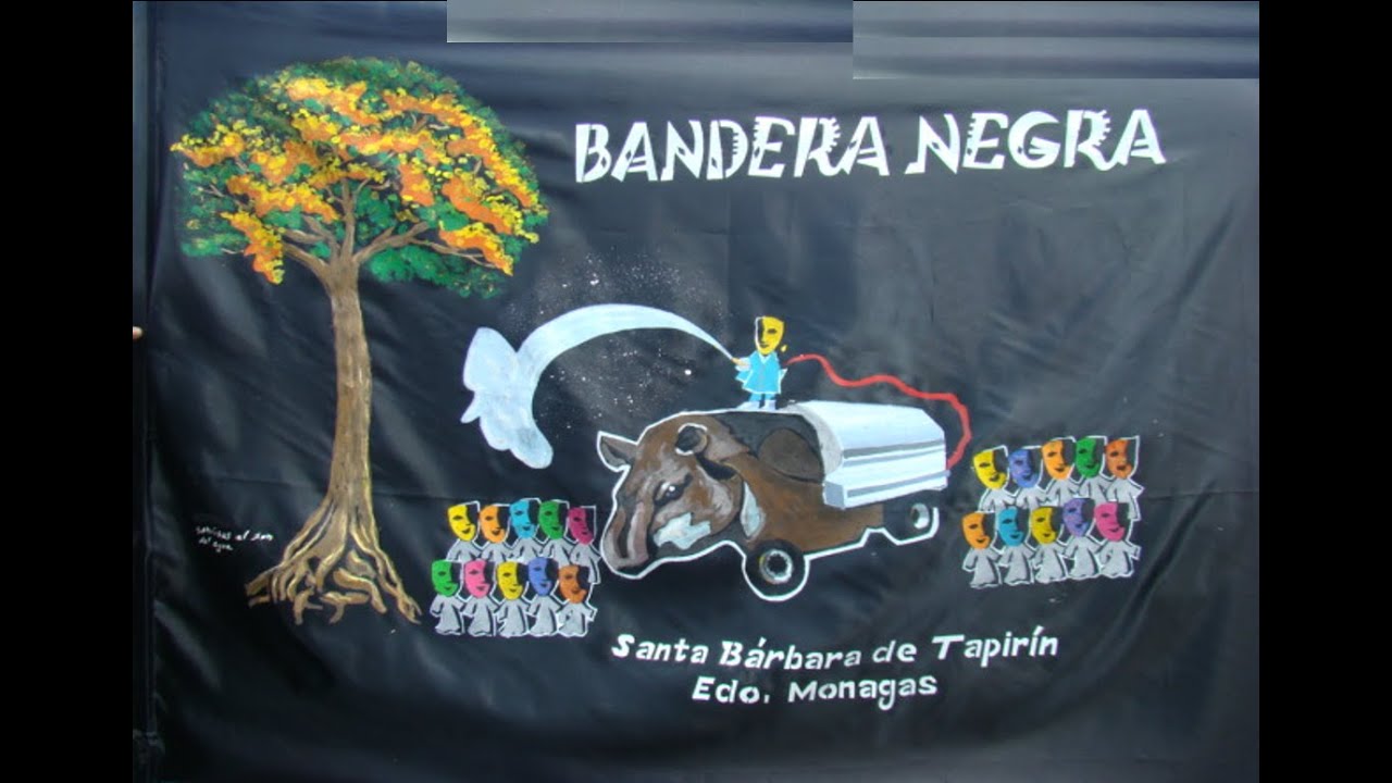 🏴‍☠️ Bandera Negra 🍺 Santa Bárbara de Tapirín 🐗 Estado Monagas ...