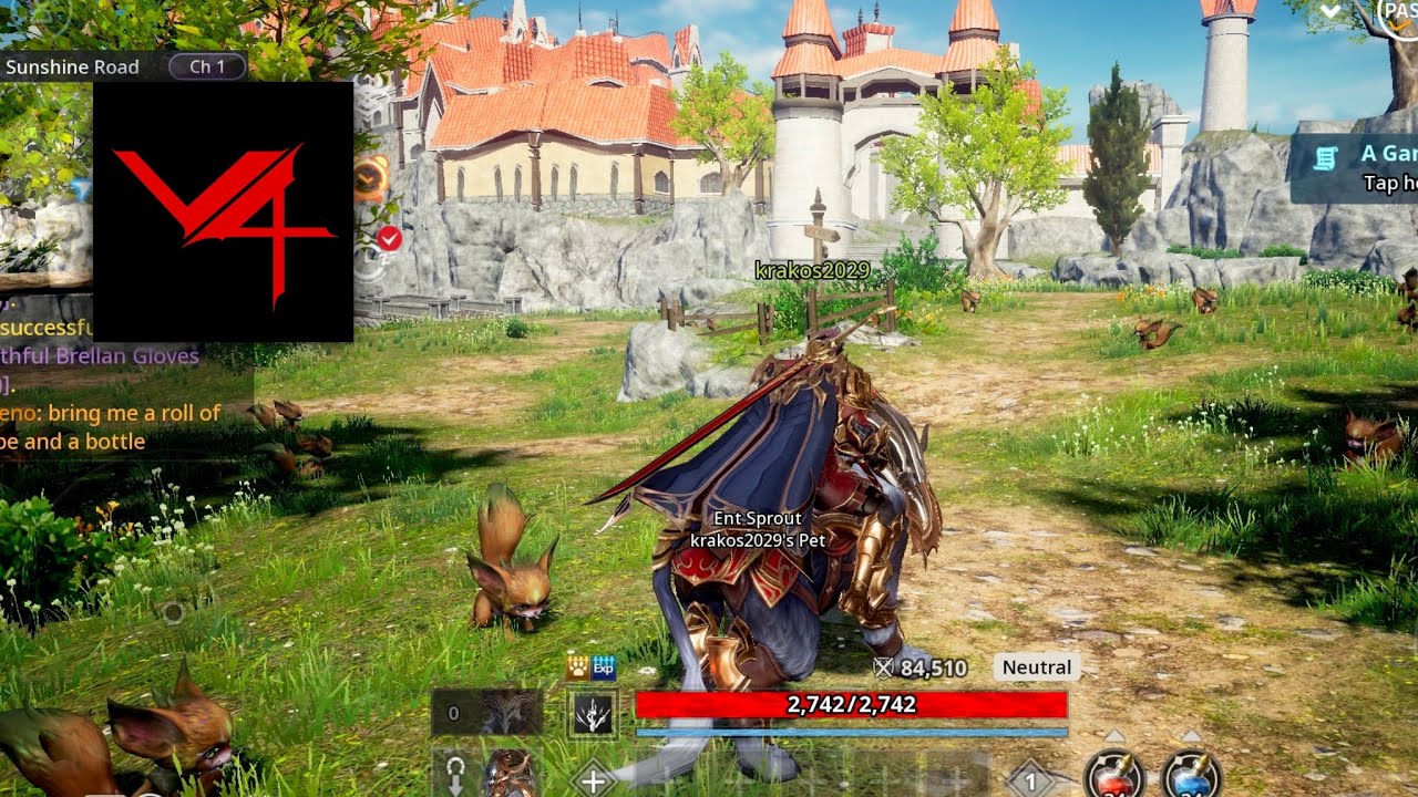 V4 MMORPG Android Gameplay - YouTube