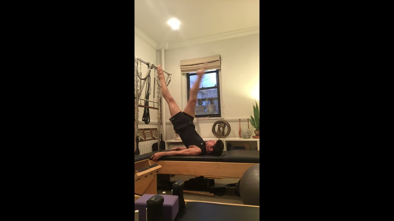 Parakeet on the Trapeze Table/Cadillac - Pilates Chelsea NYC - YouTube
