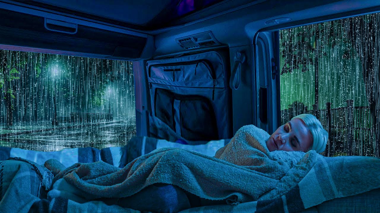 Rain sounds for sleeping| Lulled you to sleep with Heavy Rain the ...