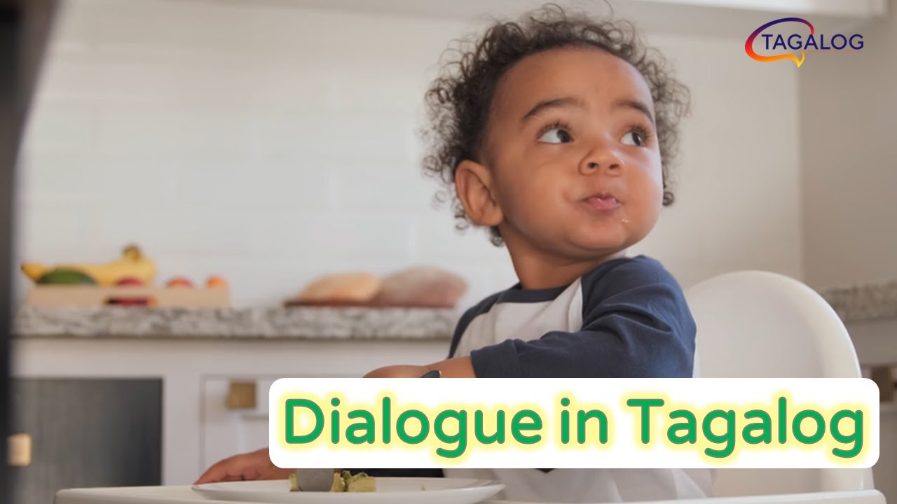 Dialogue in Tagalog - Mga gawain sa umaga / Morning routine, with ...