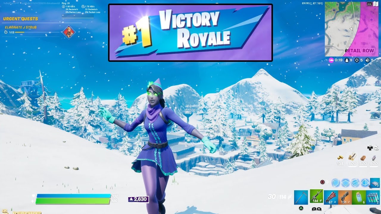 MINT "SNOWBELL" SKIN GAMEPLAY SHOWCASE (CHRISTMAS ELF OUTFIT ...