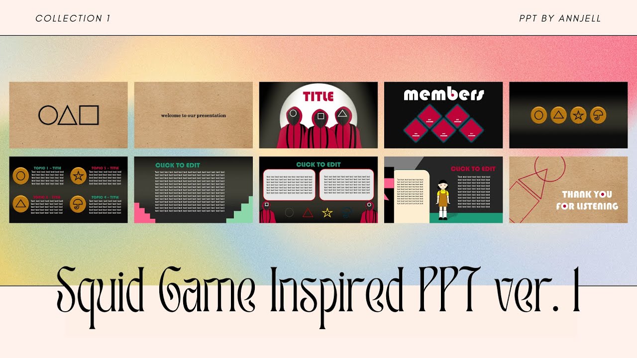 Squid Game Inspired PPT version 1 | PPT by Annjell | PowerPoint ...