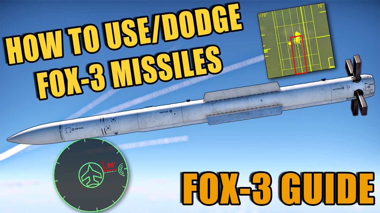 The Ultimate Guide for Using & Dodging FOX 3 Missiles | AIM 120/R 77 - YouTube