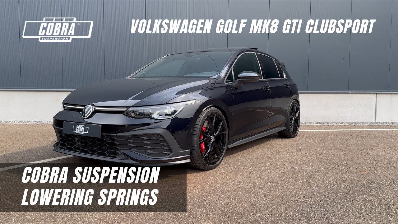 Volkswagen Golf MK8 GTI Clubsport || Cobra Suspension Lowering Springs ...
