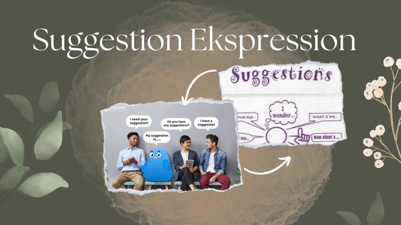 Suggestion Ekspression, Talk in English...! - YouTube