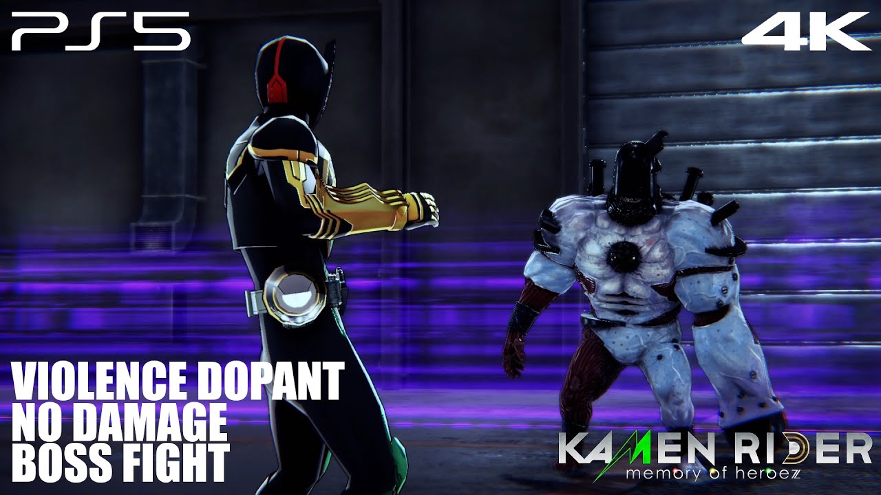 Kamen Rider: Memory of Heroez - Violence Dopant Boss Fight | No Damage ...