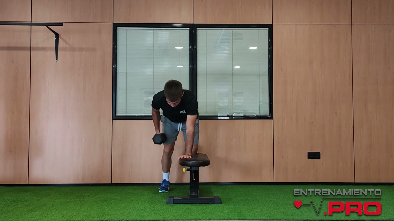 REMO HORIZONTAL EN BANCO - MANCUERNA - YouTube