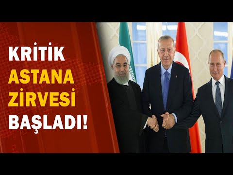 Astana Zirvesi Başladı! Başkan Erdoğan, Putin ve Ruhani'den Kritik Mesajlar! / A Haber | A Haber
