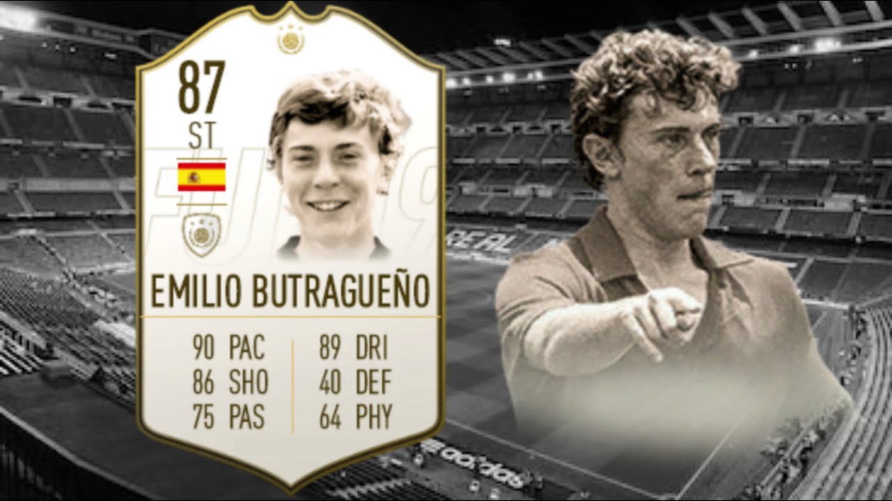 FIFA 21 - Emilio Butragueño ICON 87 PLAYER REVIEW - YouTube