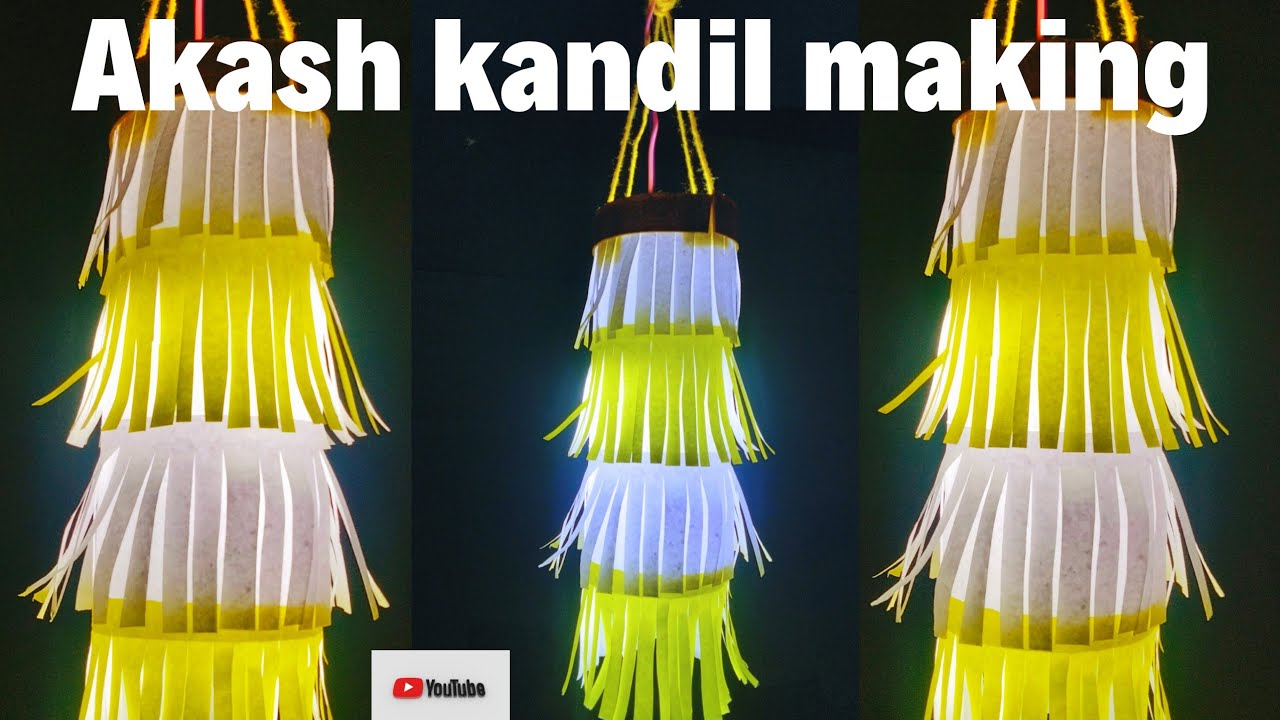 Akash kandil making At Home For Diwali | Diwali 2022 | Handmade Akash ...