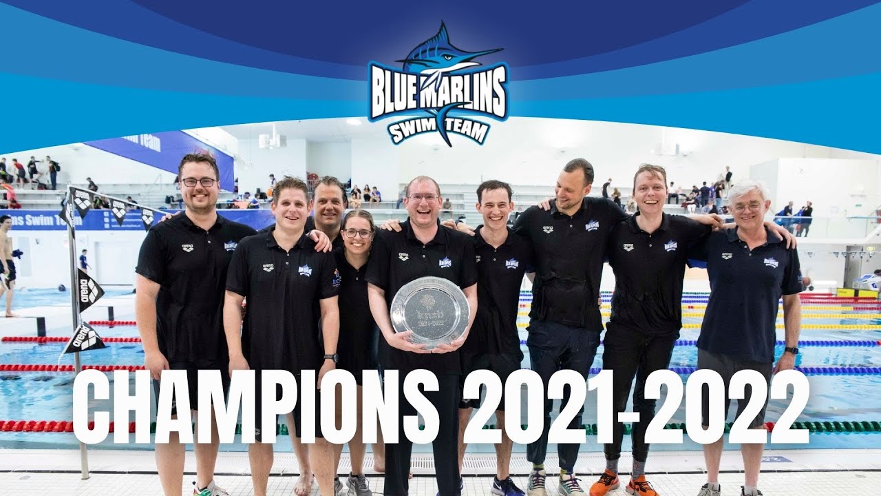 Terugblik kampioenschap Eredivisie 21-22 - Blue Marlins Swim Team - YouTube