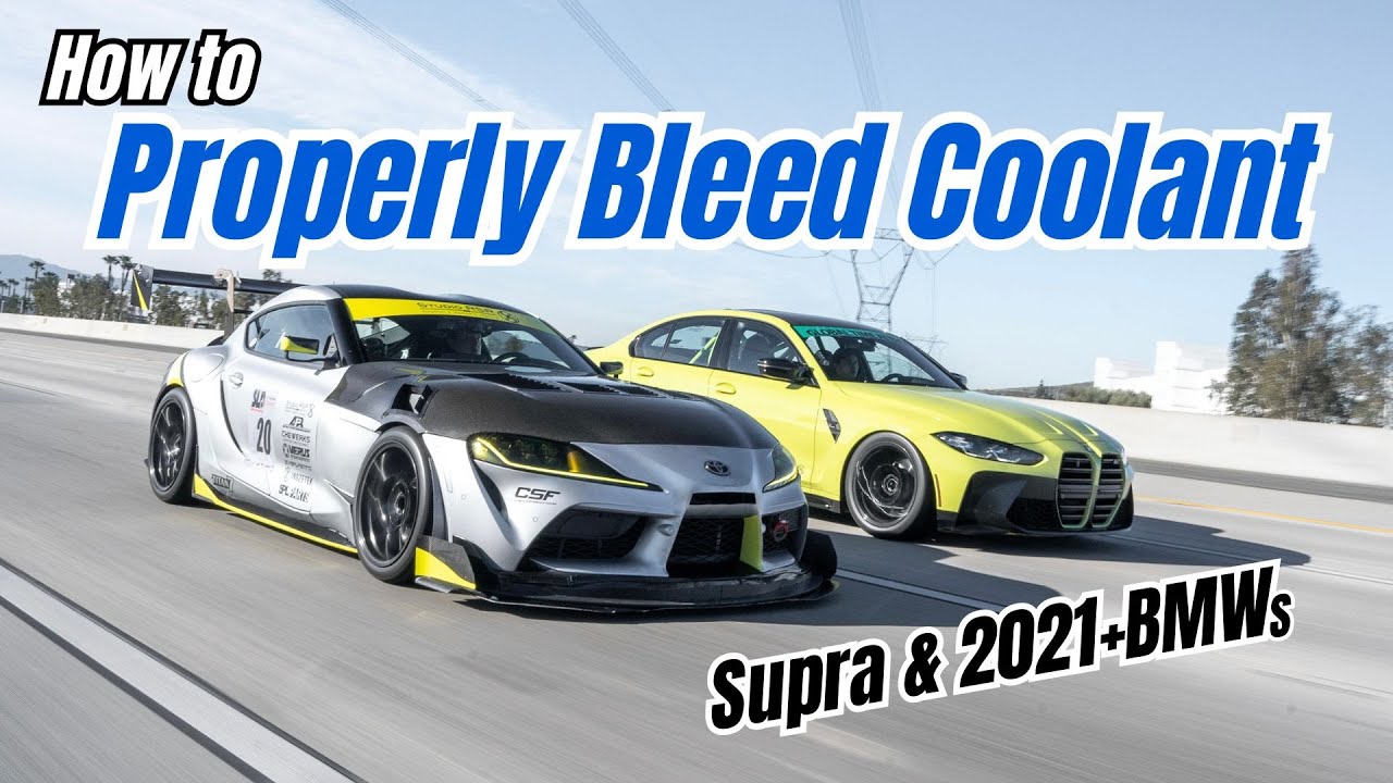 How to Bleed Coolant on MK5 Supra & New BMW's - YouTube