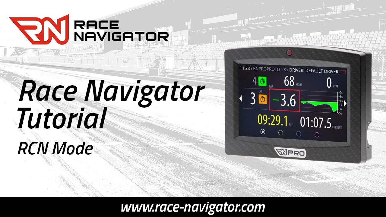 Race Navigator Tutorial – RCN Mode - YouTube