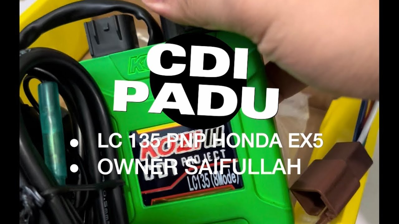 CDI LC 135 PNP HONDA EX5 | CDI KOZI 8 MODE SIAP MAPPING - YouTube