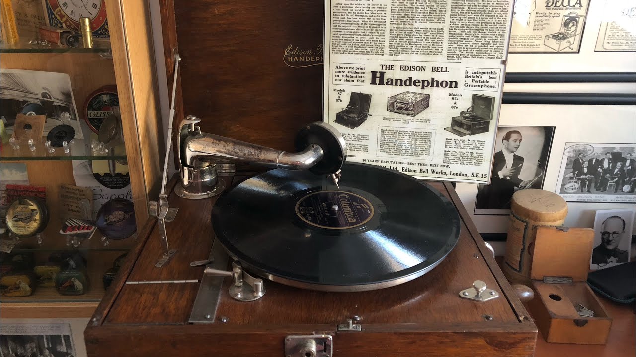 Edison Bell Handephon Gramophone, Piccadilly Players with Florence ...