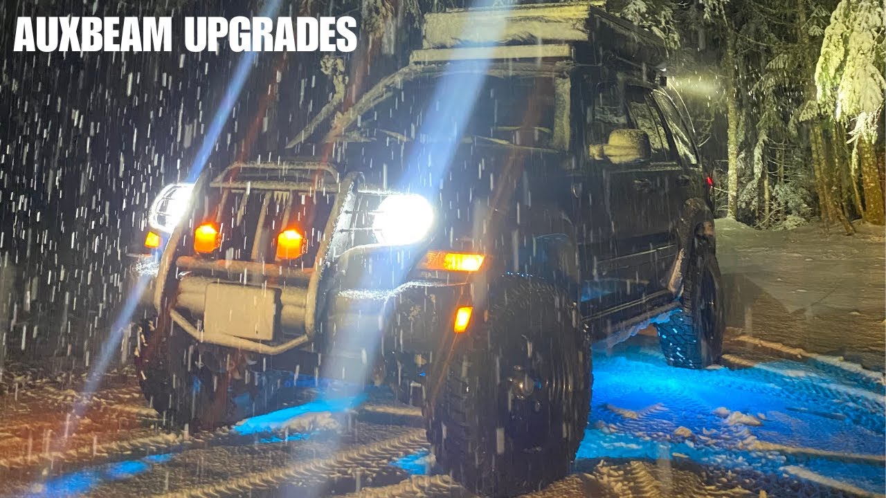 JEEP LIBERTY KJ | AUXBEAM 8 Gang SWITCH PANEL + LED POD LIGHTS - YouTube