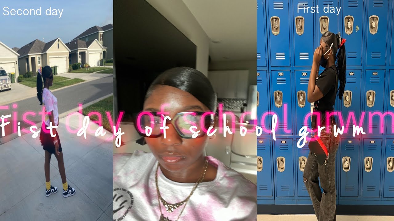 First day of school grwm:7th grade( Vlog with me)🥰 - YouTube