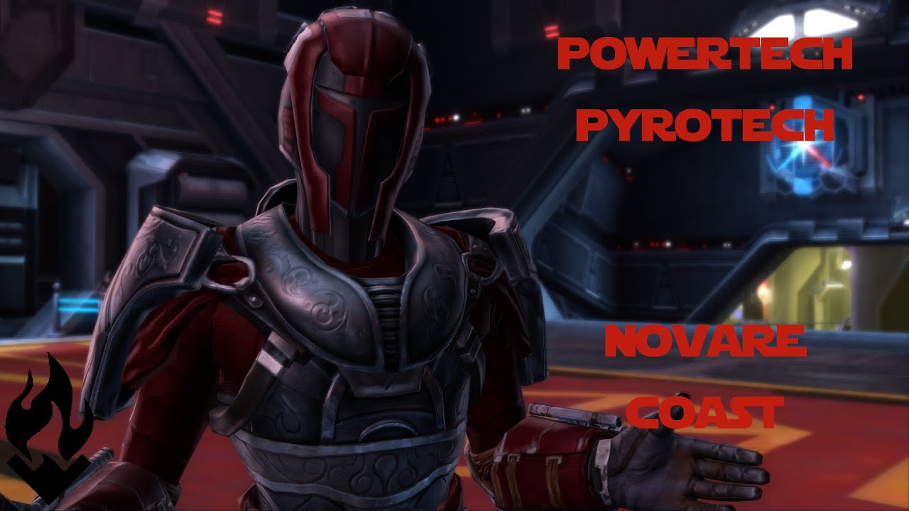 SWTOR - PvP - Powertech Pyrotech - Novare Coast - YouTube