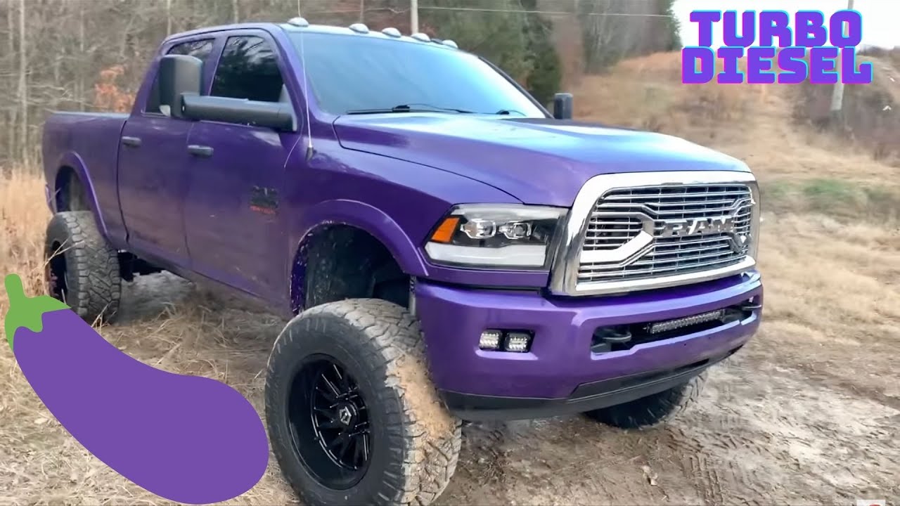 Purple Dodge Ram
