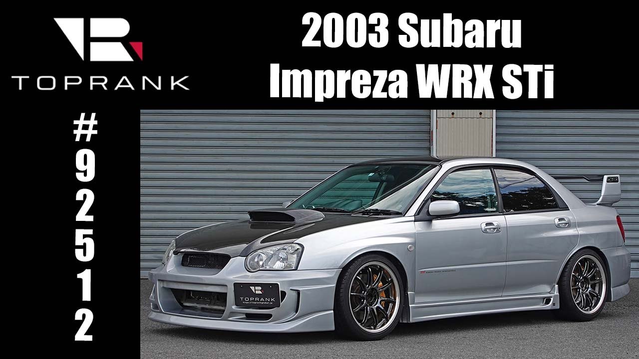 SOLD 2003 Subaru Impreza WRX STi For Sale #92512 - YouTube