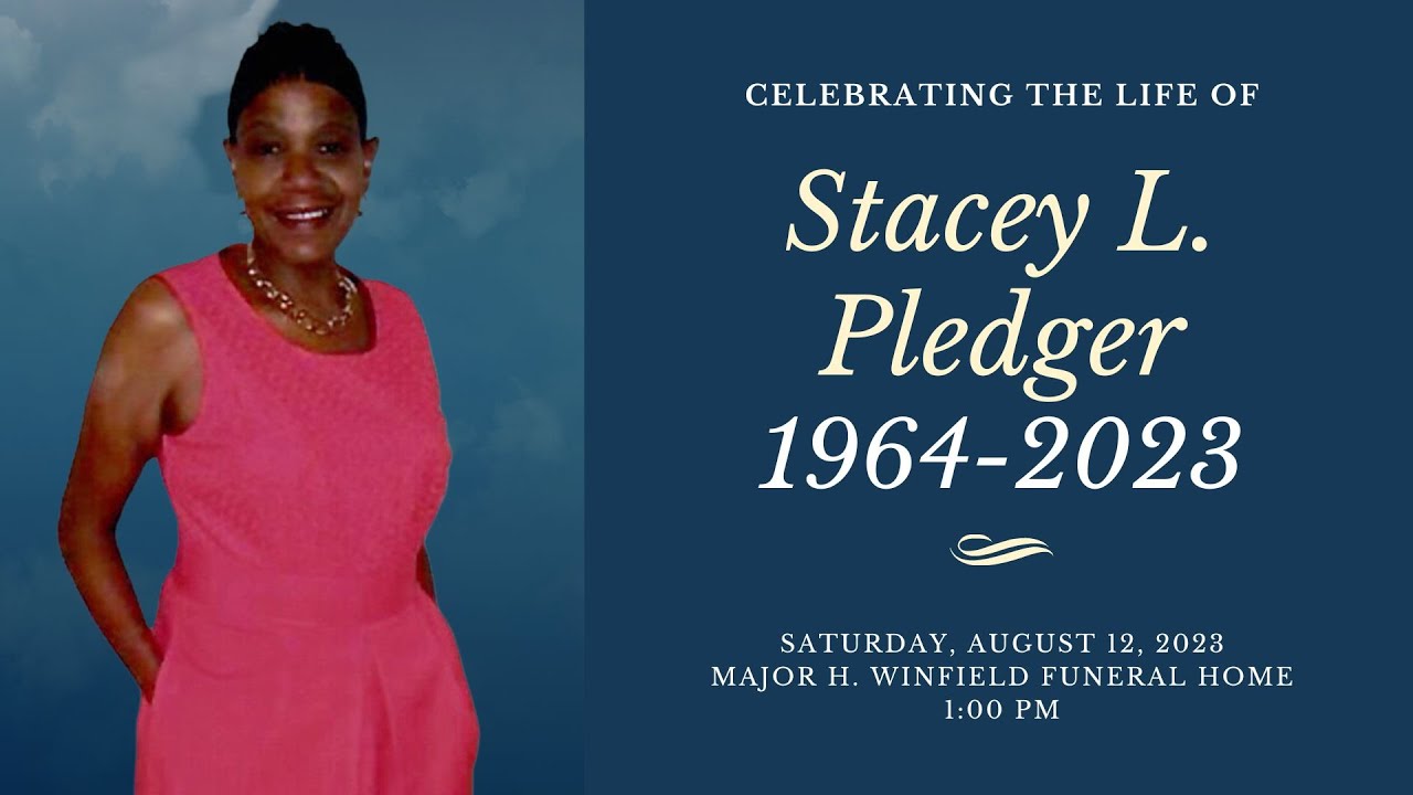 Celebrating the Life of Stacey L. Pledger - YouTube