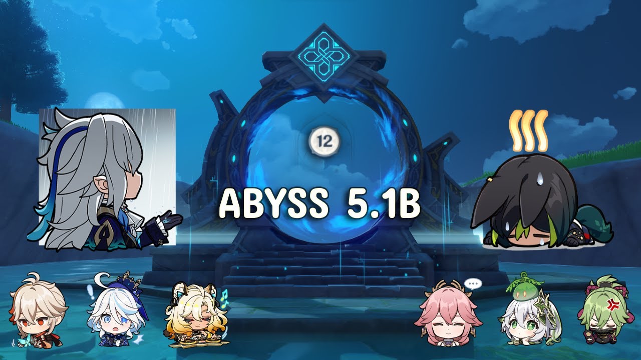 C1R1 Neuvillette Hyper & C4 Tighnari Spread | Abyss 5.1B | Genshin ...