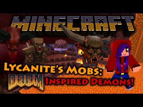 Minecraft: Lycanite's [DooM Inspired] Demon Mobs - Mod Review - YouTube