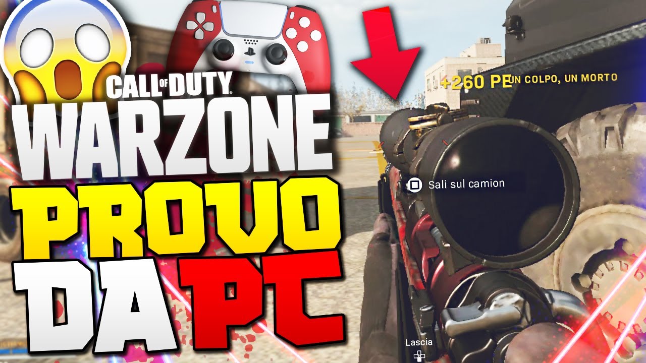 MEGLIO PC o PS5 per WARZONE?? LA MIA PRIMA PARTITA SU COMPUTER !! - YouTube