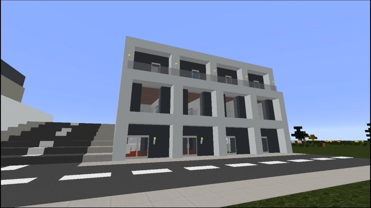 MINECRAFT MODERN APARTMENT (EASY) - YouTube