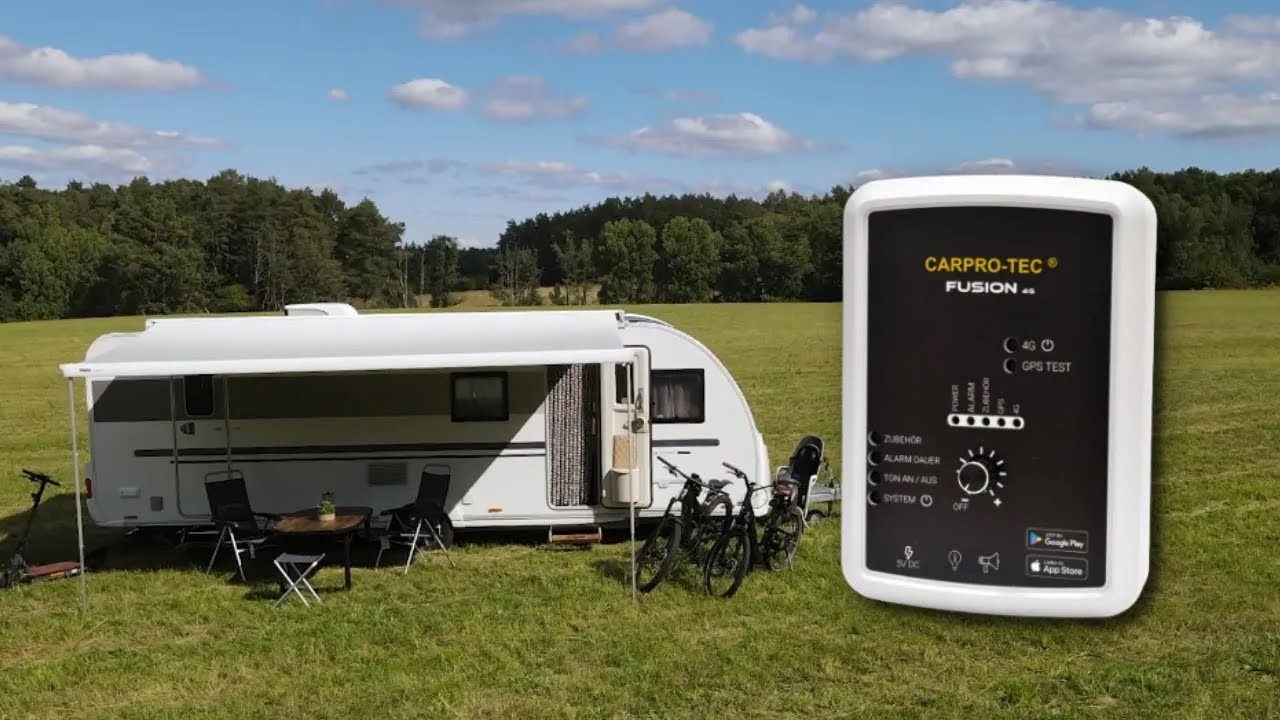 CarPro-Tec Fusion 4G | Système d'alarme pour camping-car | localisation GPS, SIM inclue. - YouTube